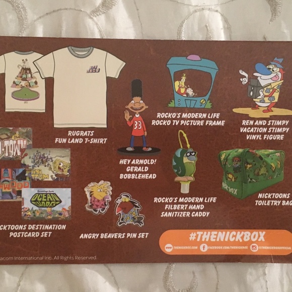 Nickelodeon | Shirts | Rugrats Fun Land Tshirt Ren Stimpy Gift Set ...